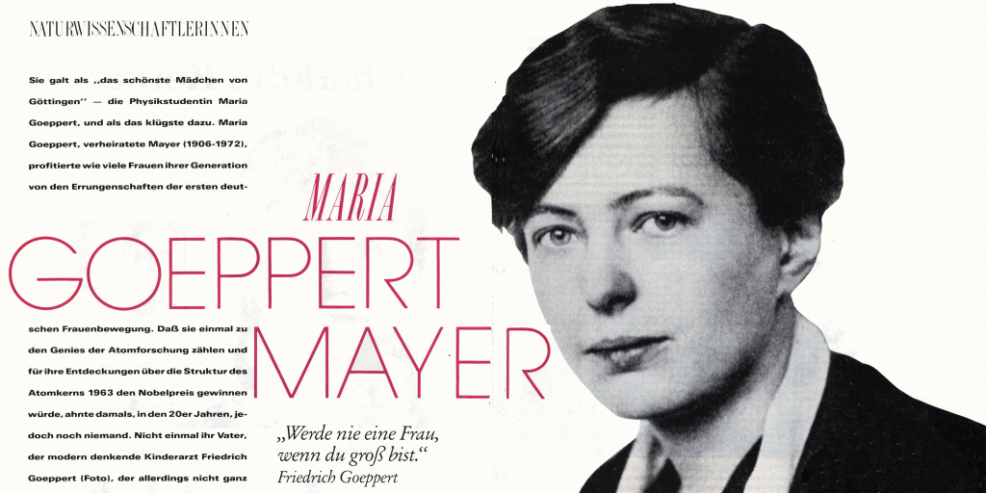 Physikerin: Maria Goeppert-Mayer | EMMA